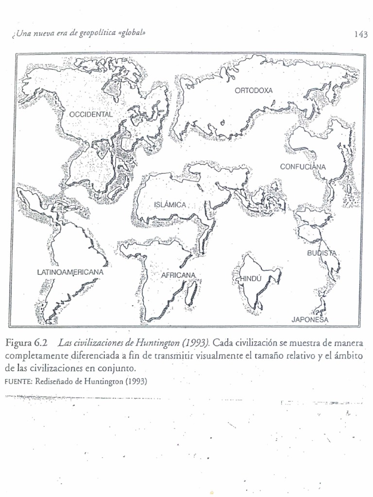 Mapa Civilizaciones de Huntington | PDF