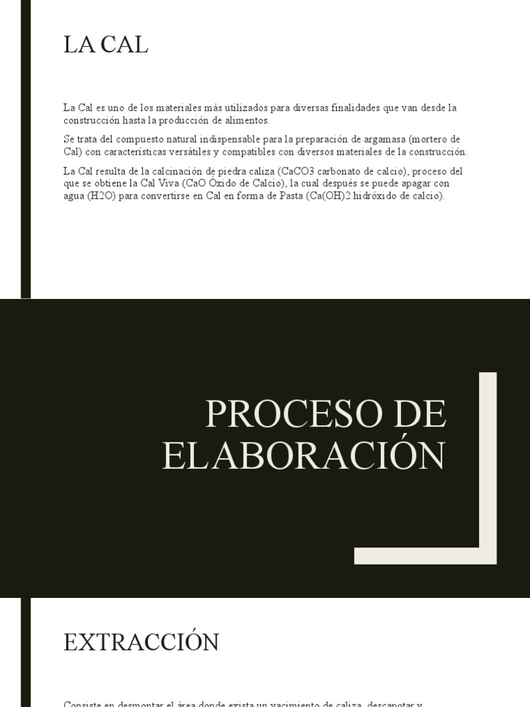 La Cal (Oxical) | PDF | Caliza | Calcio