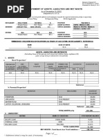 Sample SALN | PDF | Identity Document | Government