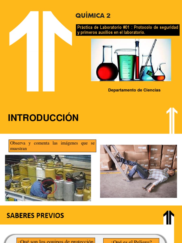 SEM01-PRÃ_CTICA NÂº01 PROTOCOLO DE SEGURIDAD Y PRIMEROS AUXILIOS EN EL LABORATORIO | PDF ...