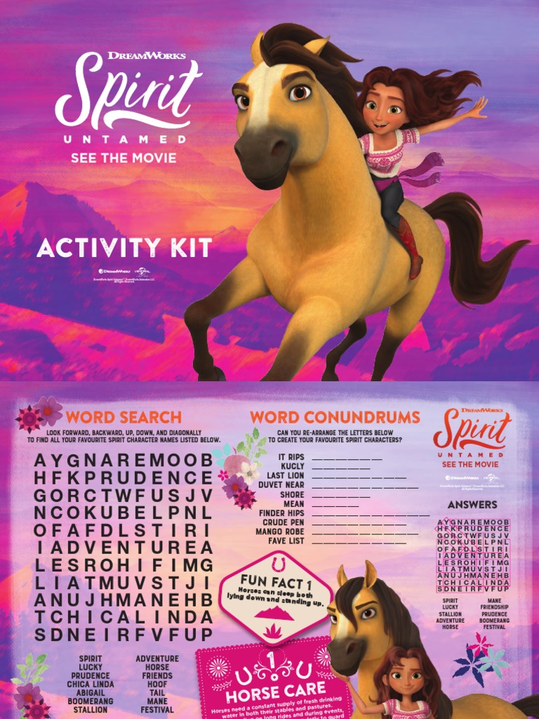 Spirit Untamed Activity Kit | PDF | Sodium Bicarbonate | Baking