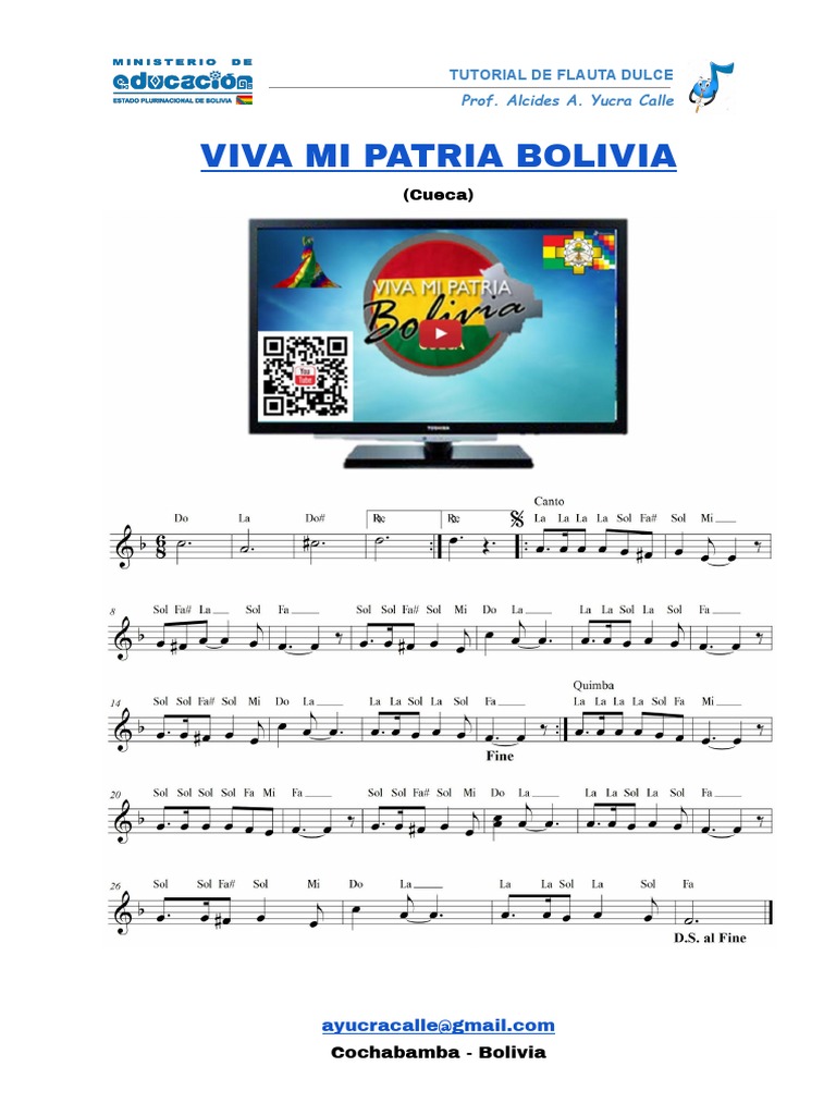 Viva Mi Patria Bolivia | PDF