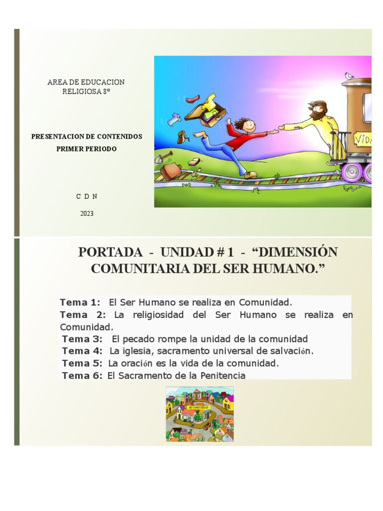 Portada - Unidad # 1 - "Dimensión Comunitaria Del Ser Humano." | PDF | Ciencias sociales