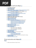 University Belt Overview in Manila | PDF | Manila | Philippines