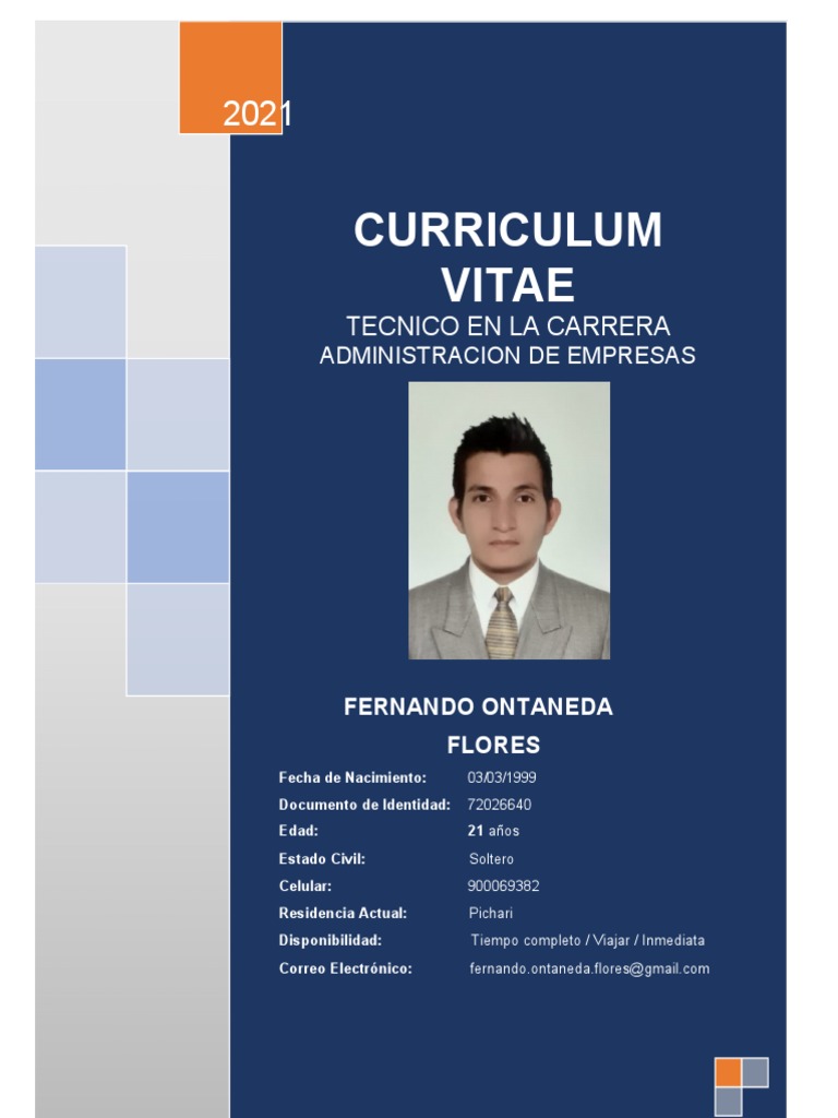 CV - Fernando Ontaneda 00000 | PDF