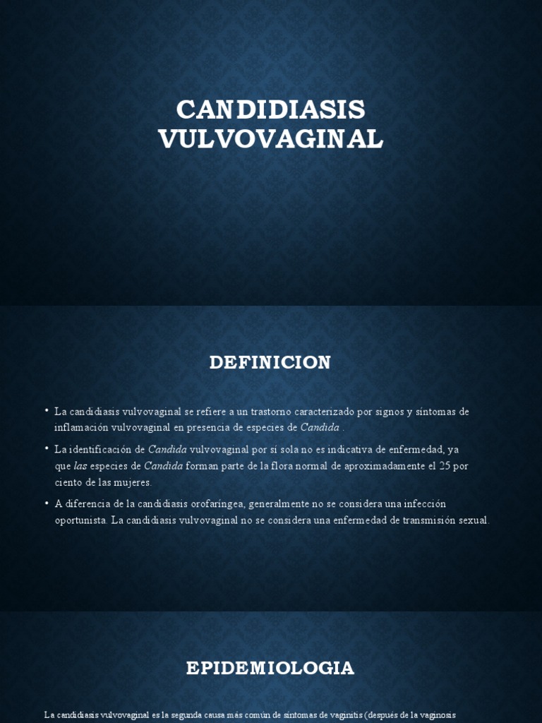 Candidiasis Vulvovaginal | PDF | Candidiasis | Especialidades Medicas