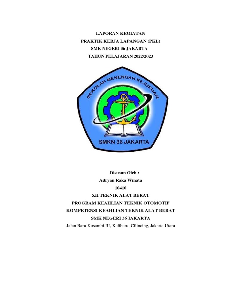Laporan PKL SMK 36 Jakarta | PDF | Bisnis | Seni