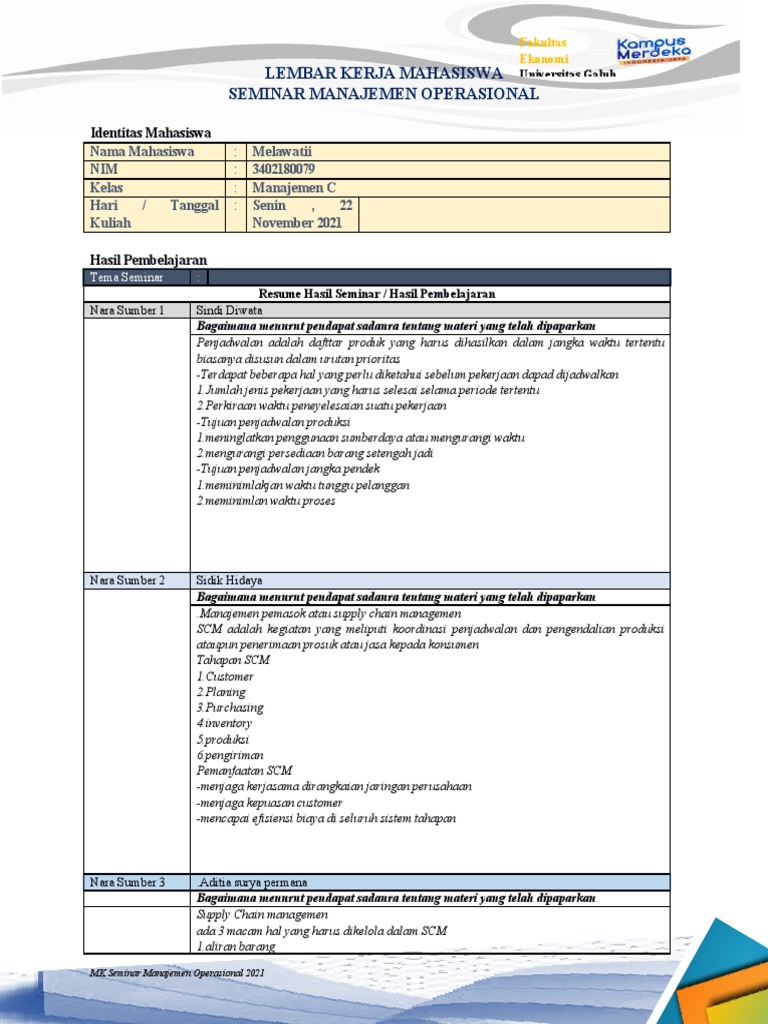 Manajemen C - SMO | PDF
