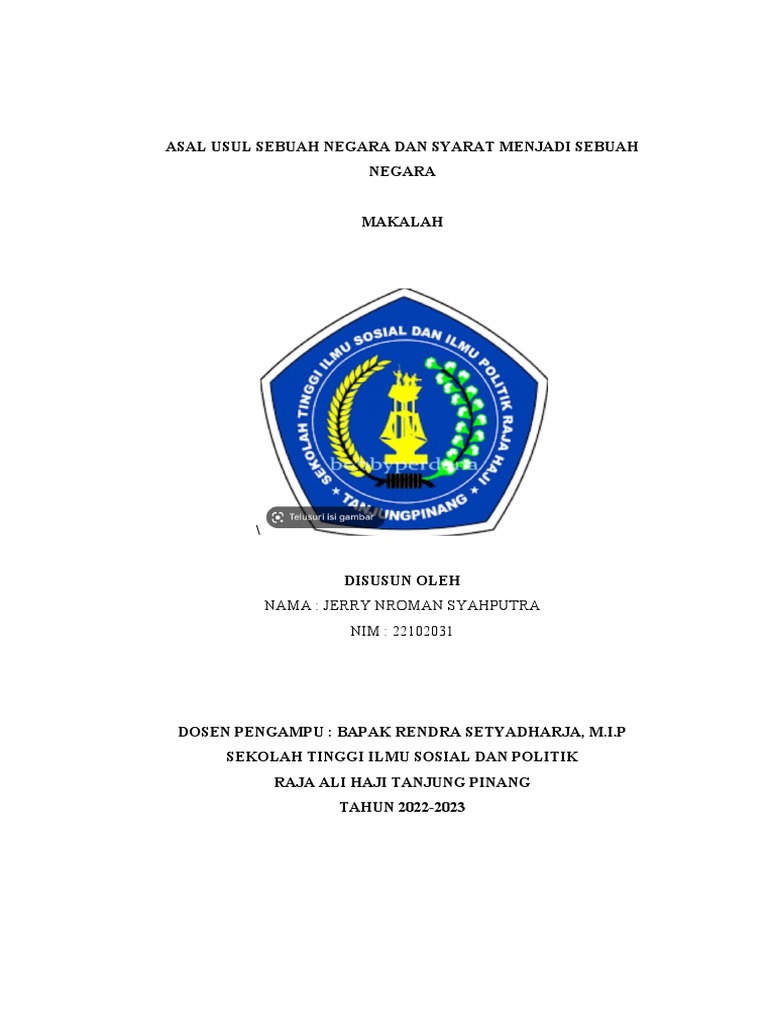 Makalah Negara Pdf 