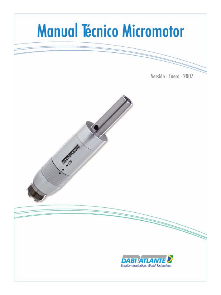 Micromotor Dabi - Manual Técnico | PDF