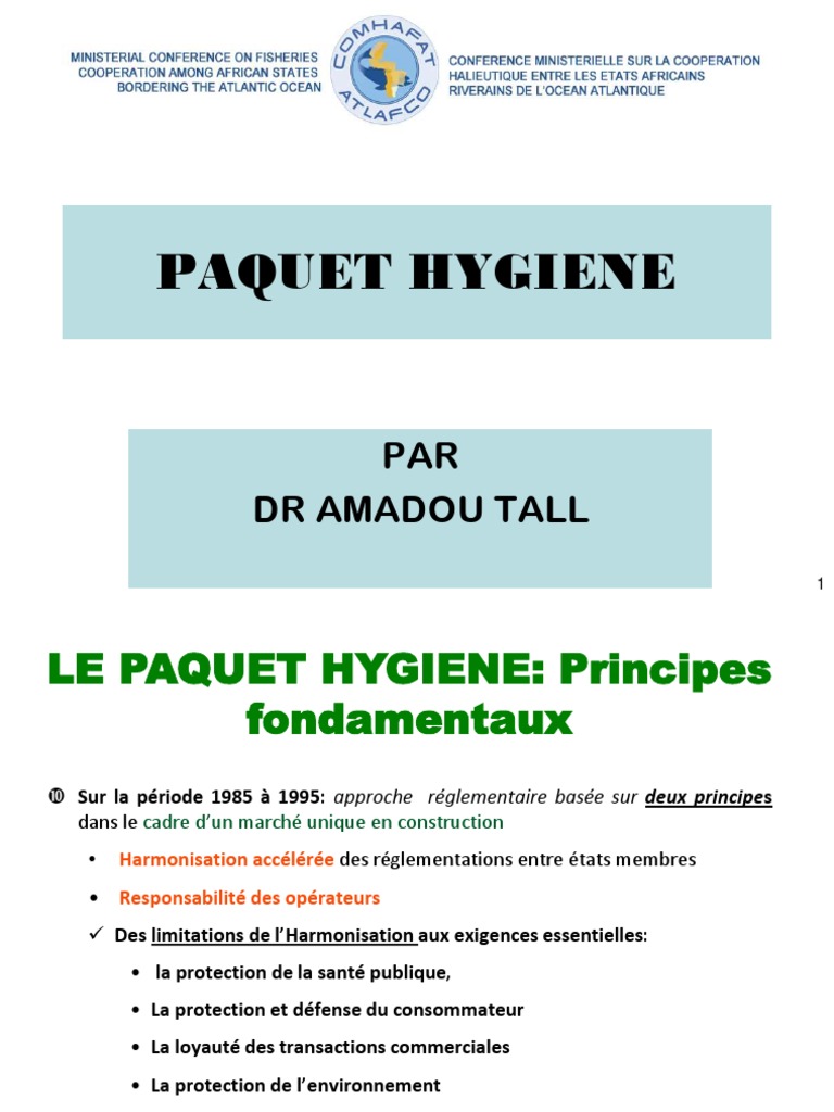 Paquet Hygiene: PAR DR Amadou Tall | PDF | Nourritures | Analyse des dangers et points critiques ...