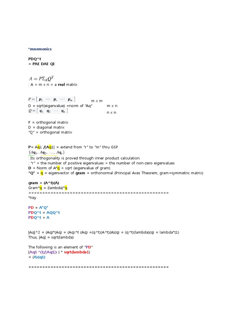 Singular Value Decomposition (SVD) | PDF | Computers Singular Value Decomposition (SVD) | PDF | Computers