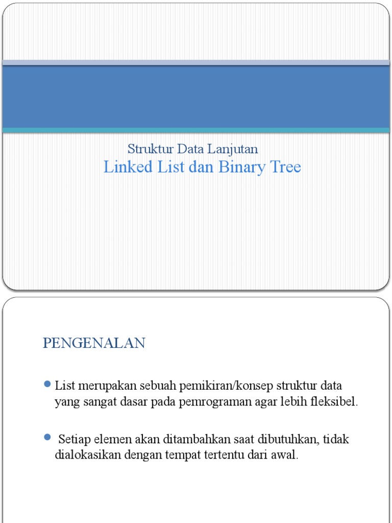 SD5 Linked List and Binary Tree | PDF SD5 Linked List and Binary Tree | PDF