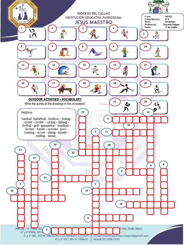 Outdoor Activities - 3a | Download Free PDF | Sports | Entertainment