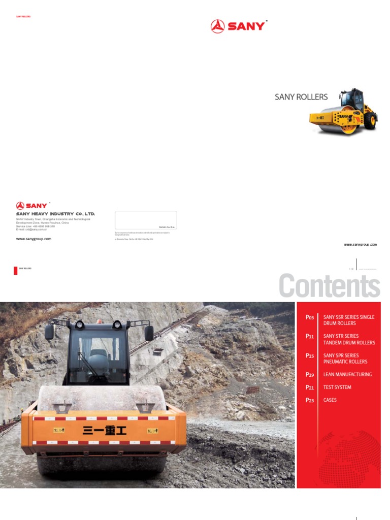 Sany SSR100 y 120 | PDF | Truck | Engines