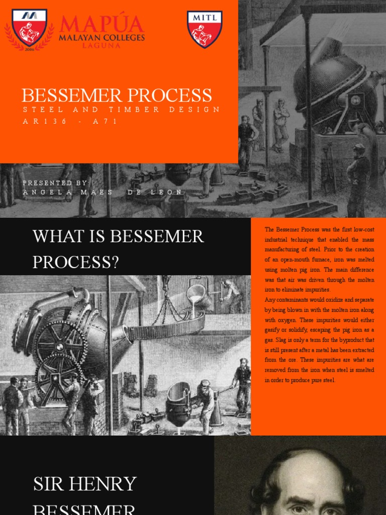 Bessemer Process - de Leon | PDF | Steel | Iron