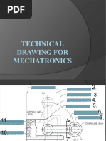 Engineering Lettering Guidelines | PDF | Pencil | Drawing