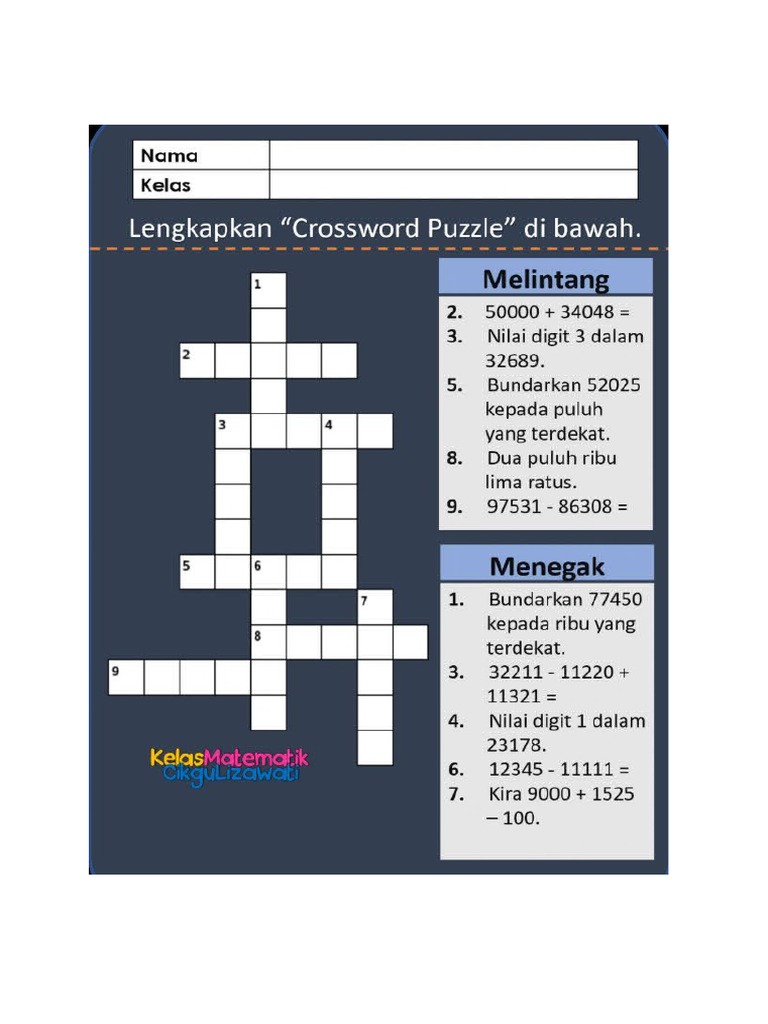 Aktiviti Math f1 | PDF