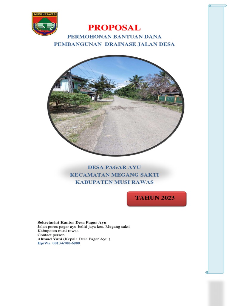 PROPOSAL Drainase - Compressed | PDF