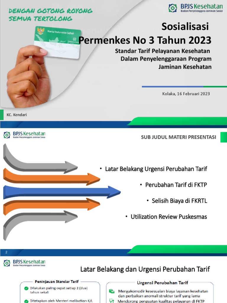 Sosialisasi PMK 3 PKM Kolaka | PDF