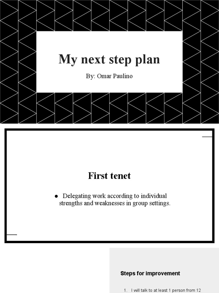 Omar Paulino - My Next Step Plan | PDF | Behavioural Sciences | Learning Omar Paulino - My Next Step Plan | PDF | Behavioural Sciences | Learning