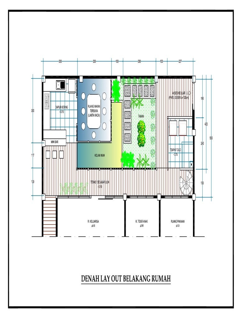 Lay Out Dapur | PDF