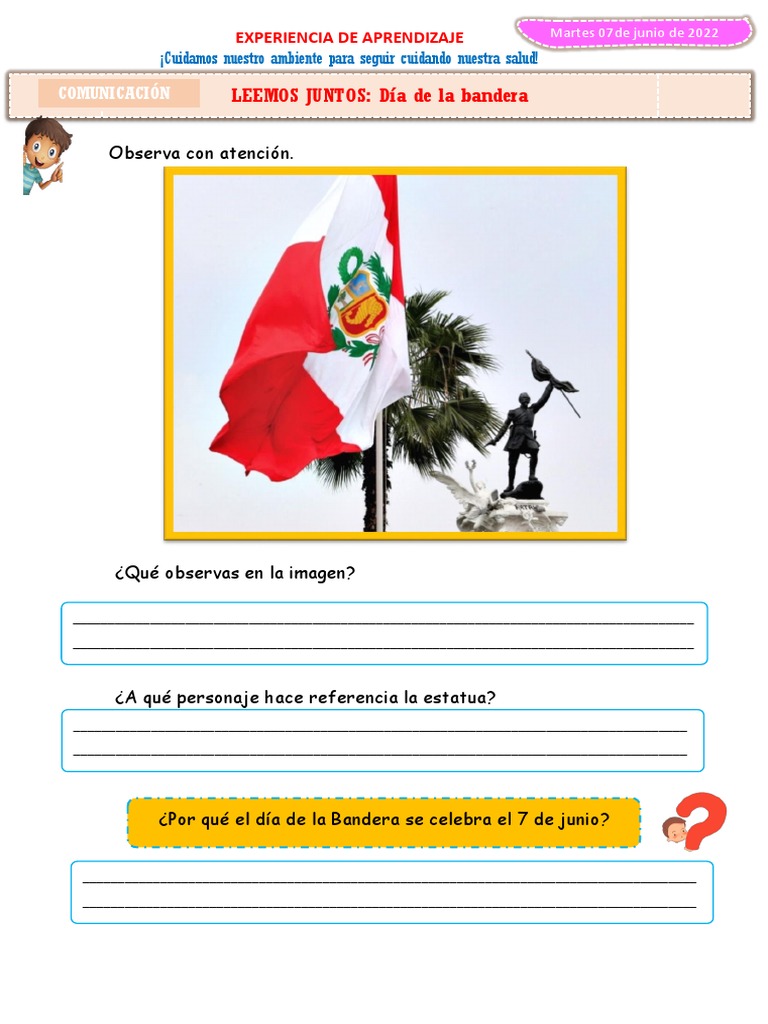 LEEMOS JUNTOS Día de La Bandera | PDF