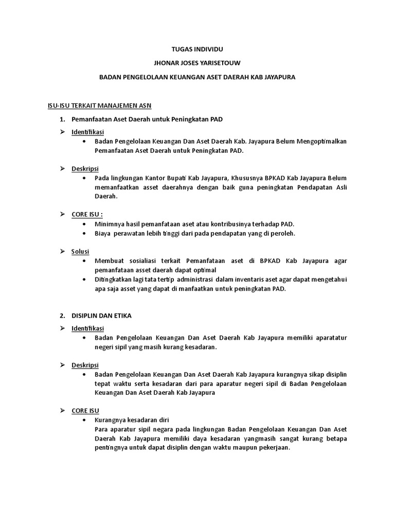 Tugas Individu Agenda 3 Tugas 1 | PDF