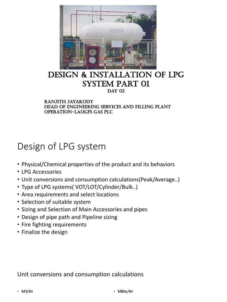 LPG System Design and Installation Guide | PDF | Liquefied Petroleum ...