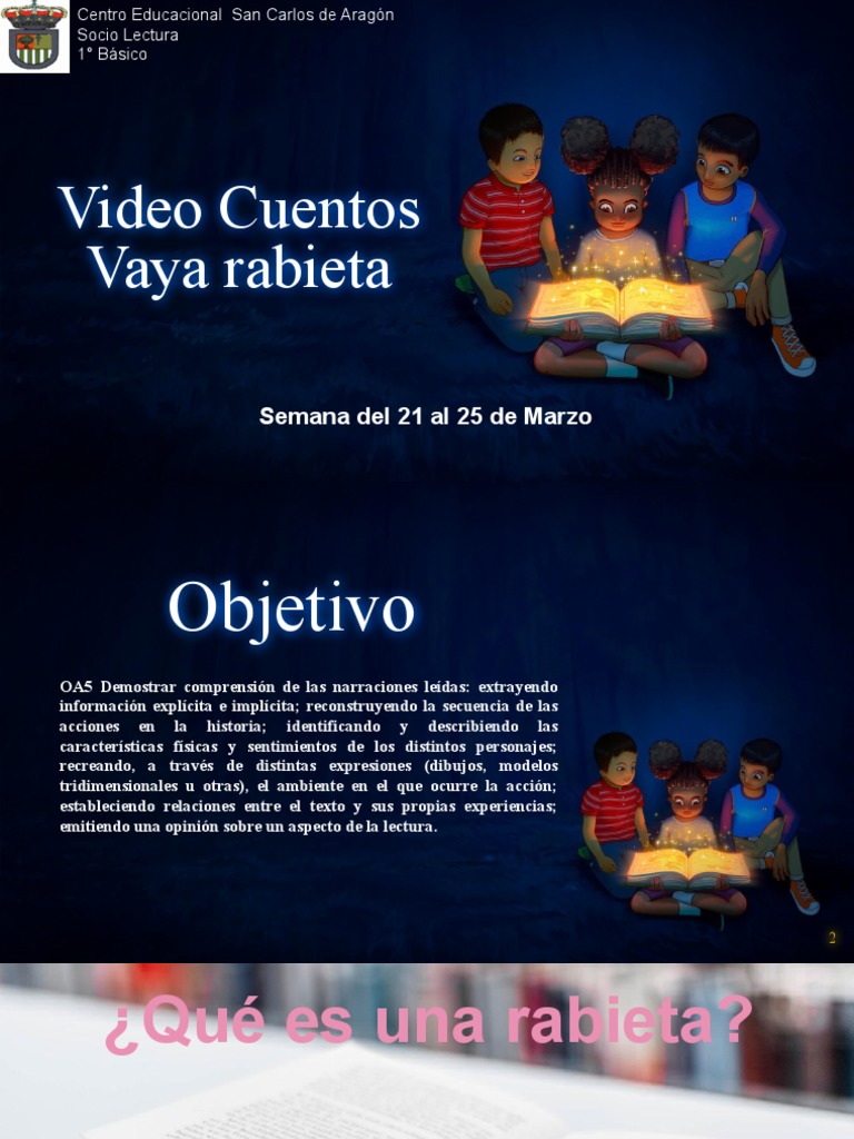 Video Cuentos Vaya Rabieta | PDF