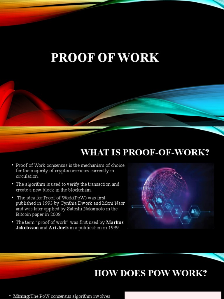 Proof of Work | PDF | Cryptocurrency | Computer Security
