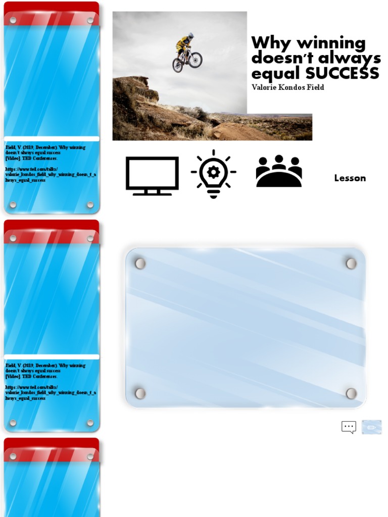 Why Winning Doesn't Always Equal Success | PDF