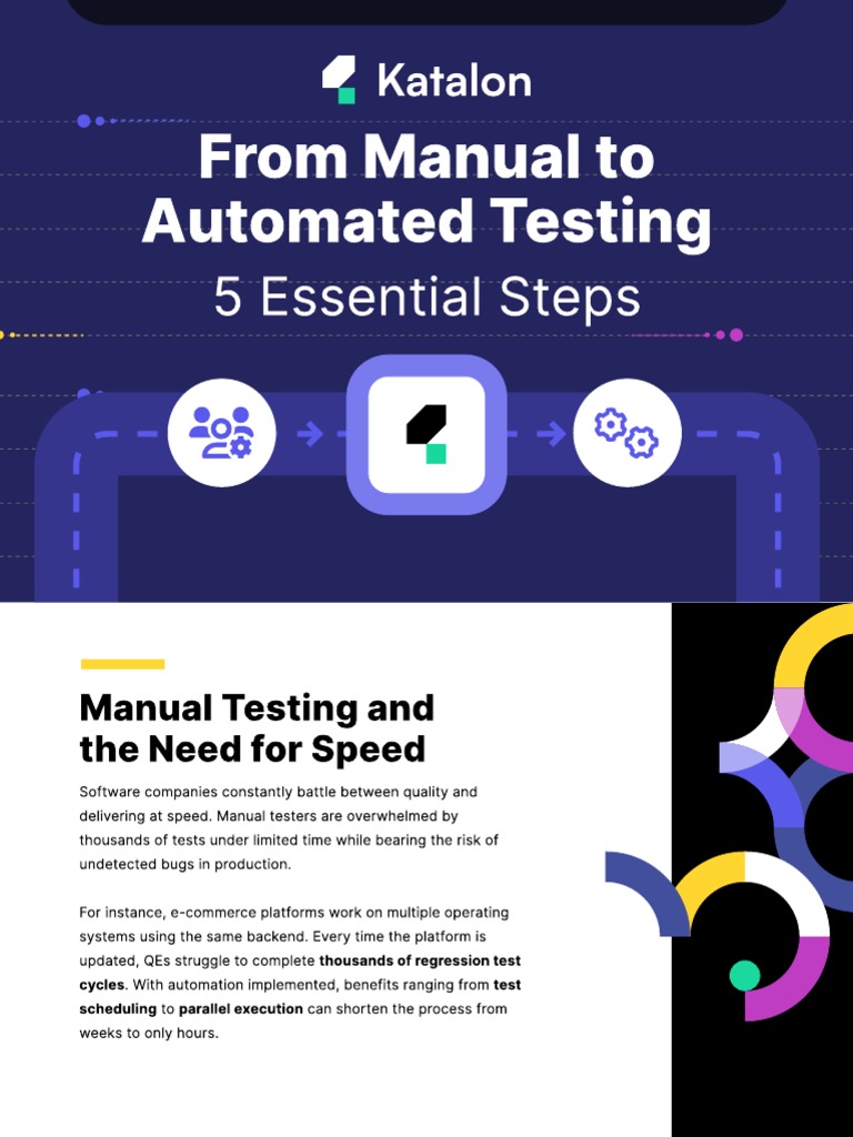 From Manual To Automated Testing: 5 Essential Steps | PDF | Automation ...