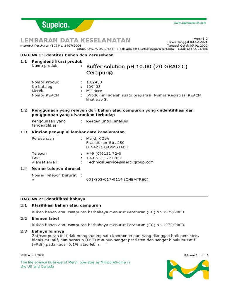 Buffer PH 10 | PDF