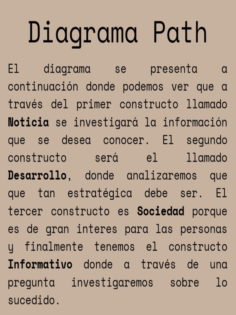 Diagrama Path | PDF