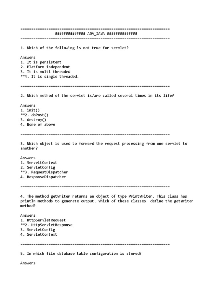 Ad Java | PDF | Spring Framework | Method (Computer Programming)