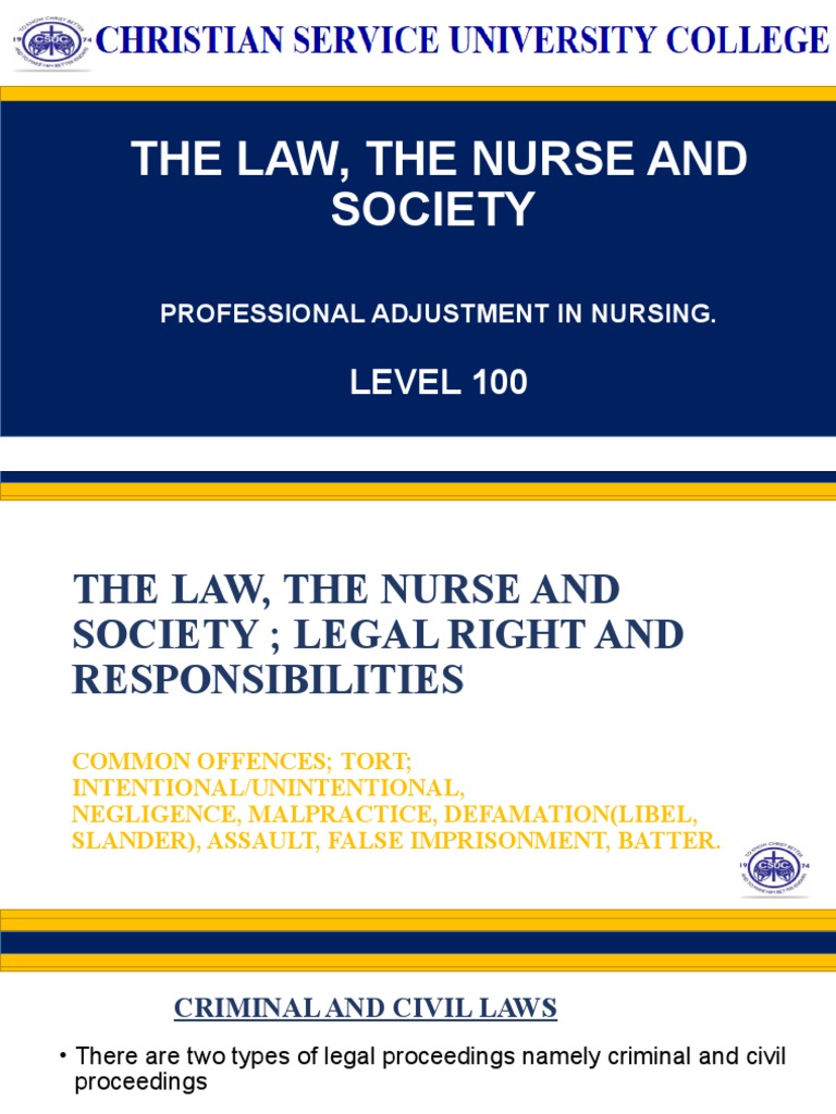 Types of Law-Tort-negligence & Malpractice - Studs | PDF | Defamation ...