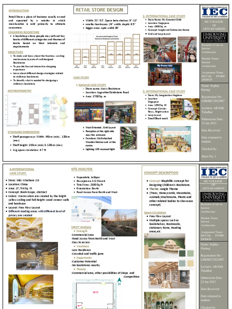 Retail Store Design: 2. International Case Study | PDF | Bookcase