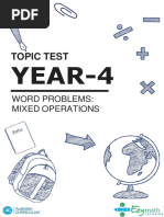 Year 6 Maths Practice Questions Answer Booklet | PDF | Elementary ...