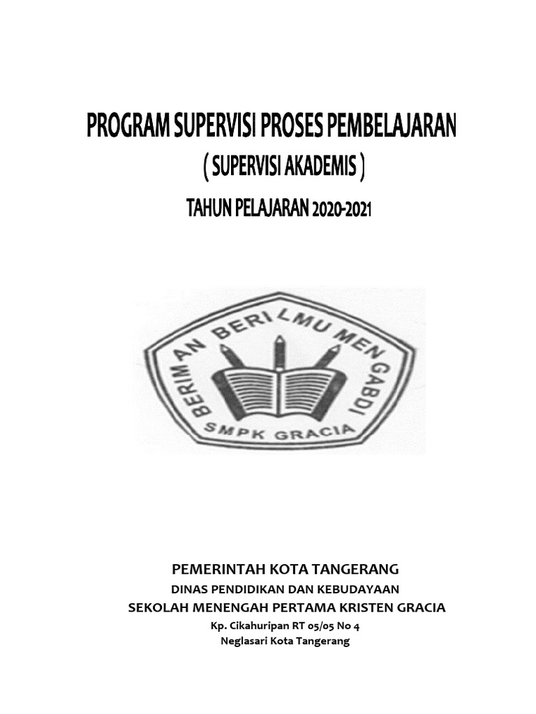 Program Supervisi (AutoRecovered) | PDF