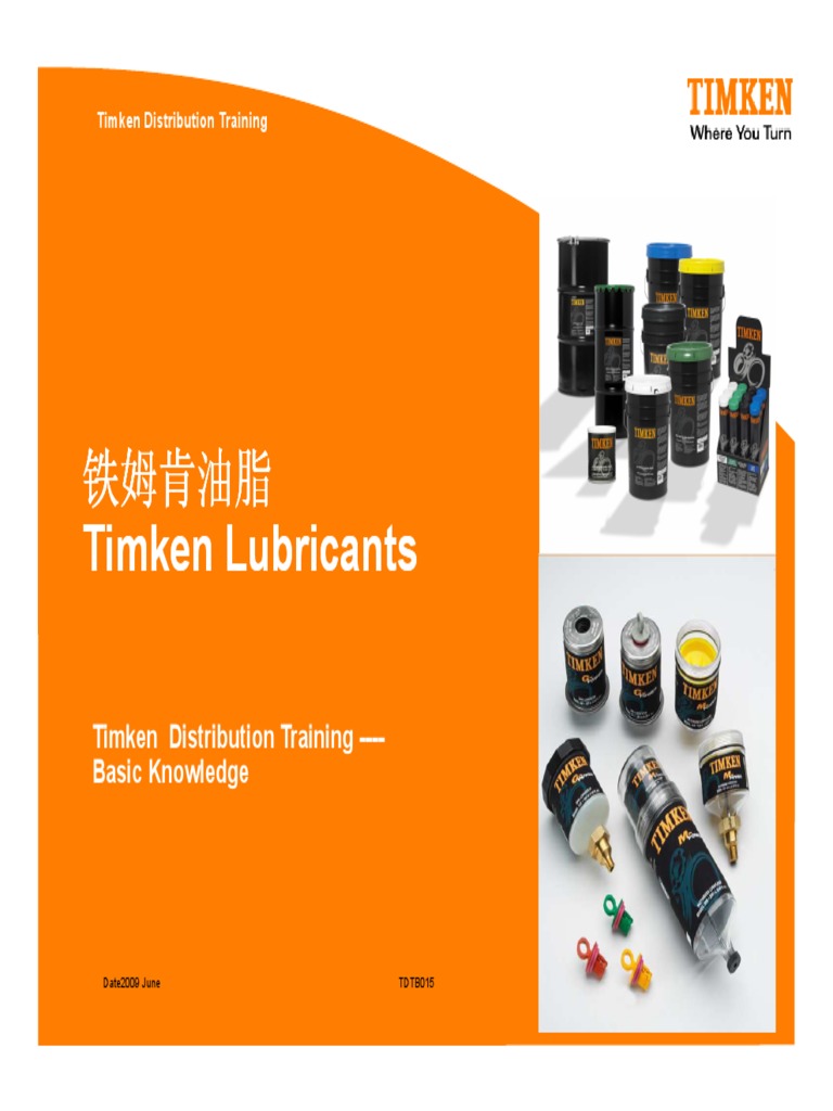 Timken Grease | PDF | Materials | Chemistry
