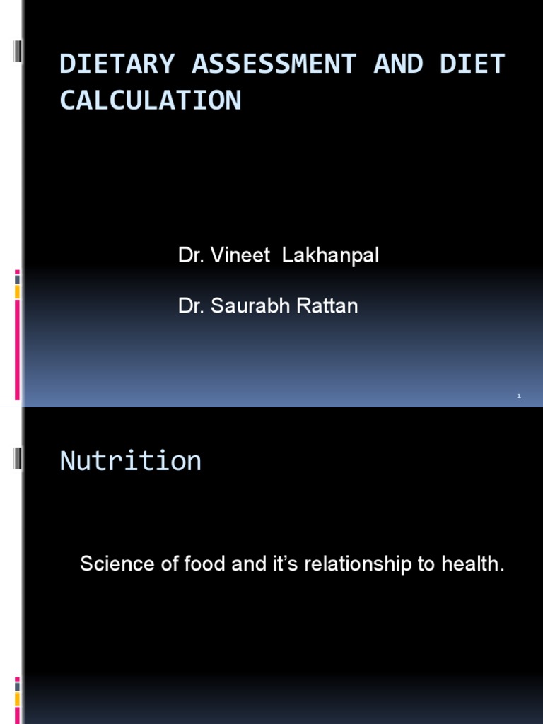Diet Calculation | PDF | Foods | Diet (Nutrition)