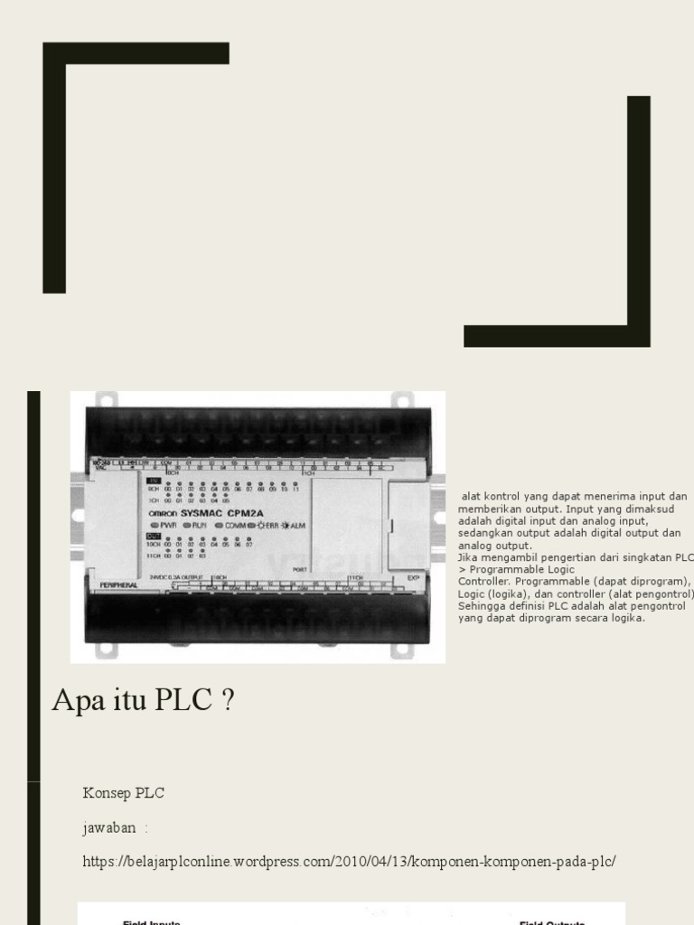 PLC Omron CPM 2a | PDF