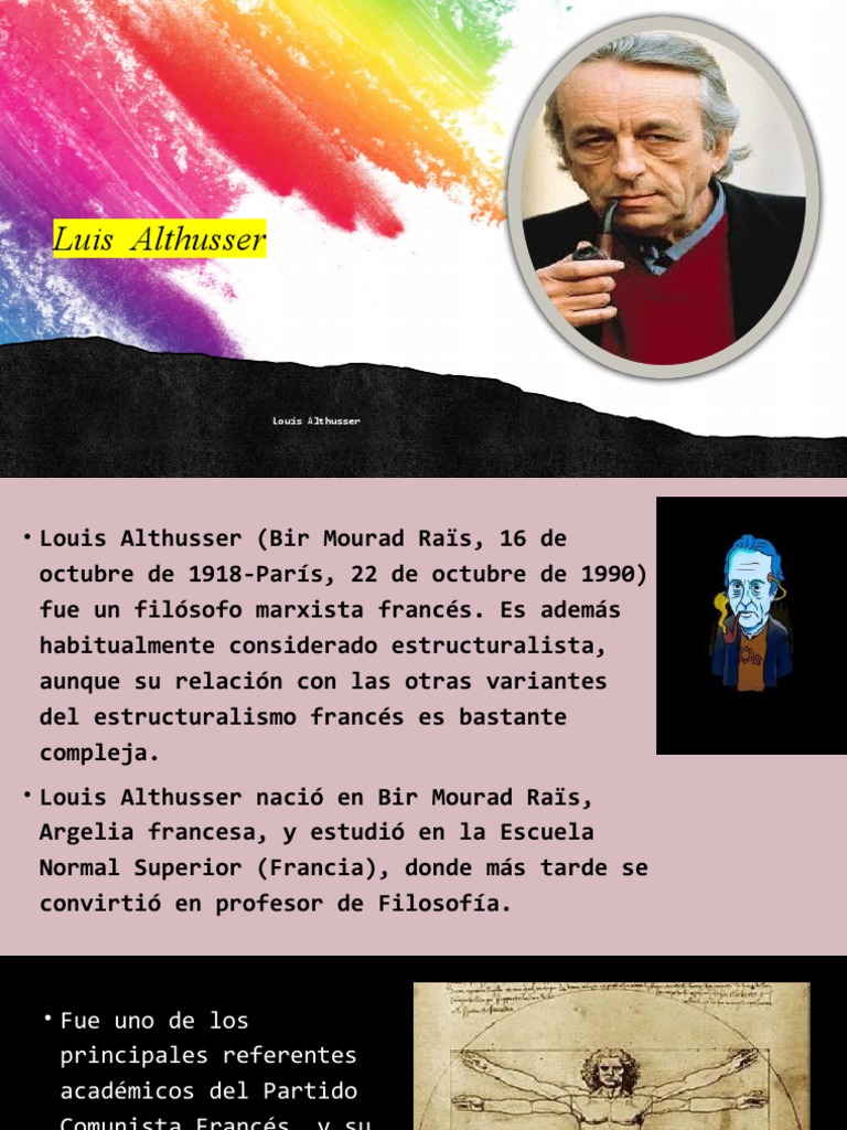 Luis Althusser | PDF | Louis Althusser | Ideologías