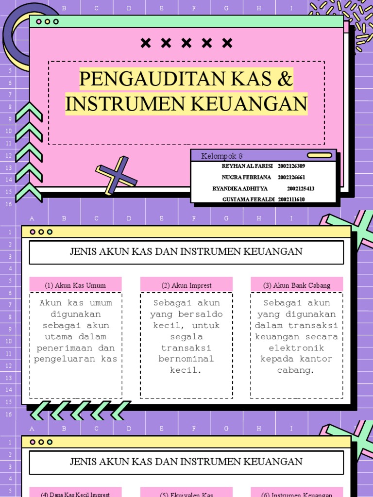Kel 8 Pengauditan Kas & Instrumen Keuangan | PDF | Pengelolaan Keuangan ...