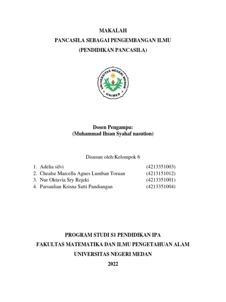 Pancasila: Dasar Pengembangan Ilmu | PDF