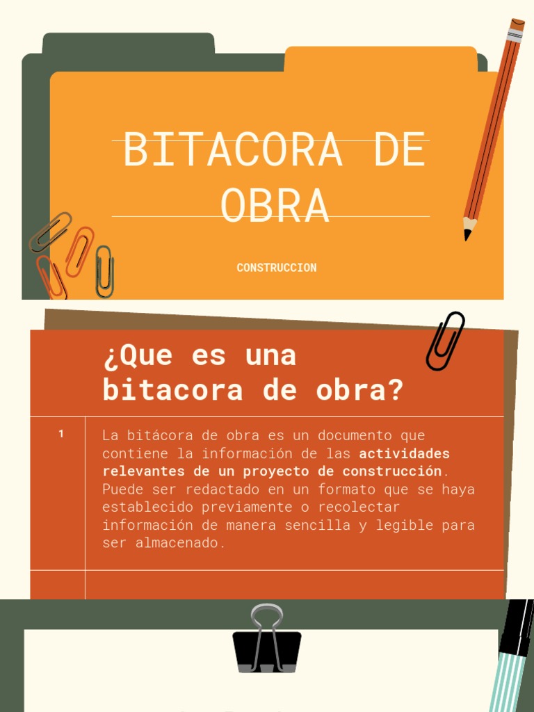 BITACORA DE Obra | Descargar gratis PDF | Blog | Informática
