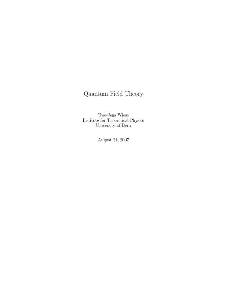 An Introduction To Quantum Field Theory From Scalar Fields To Lattice