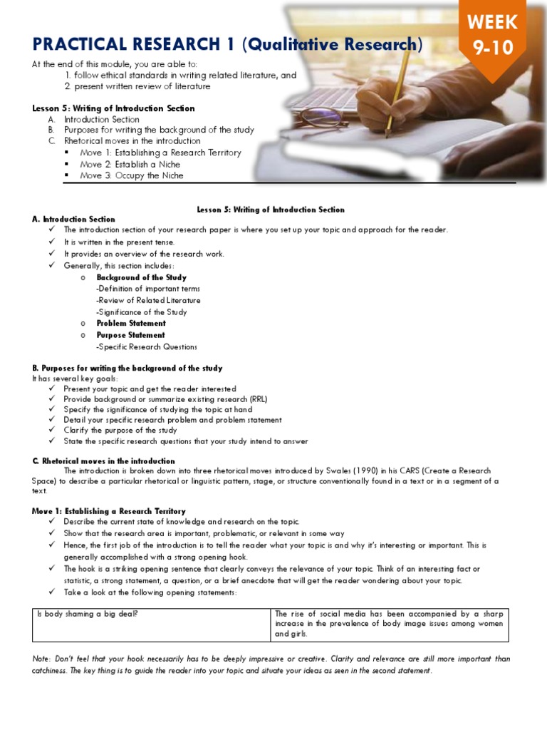 Practical Research 1 - Week 9 10 | PDF | Learning | Popular Culture ...