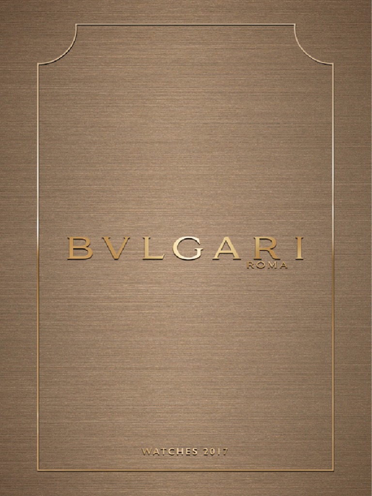 BVLGARI Catalogo Orologi 2017 KR | PDF